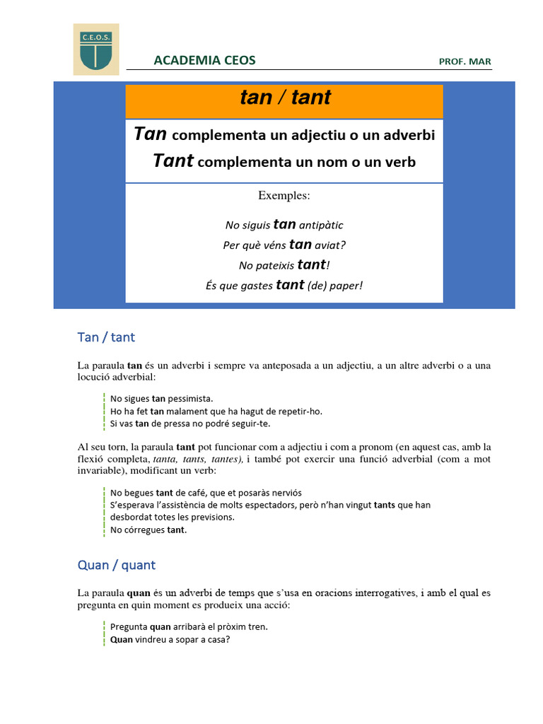 Tant Tan | PDF