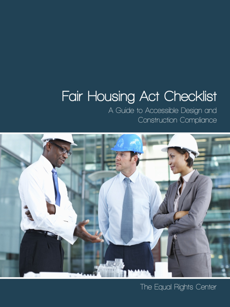 Fha Checklist | PDF | Americans With Disabilities Act Of 1990 | Door