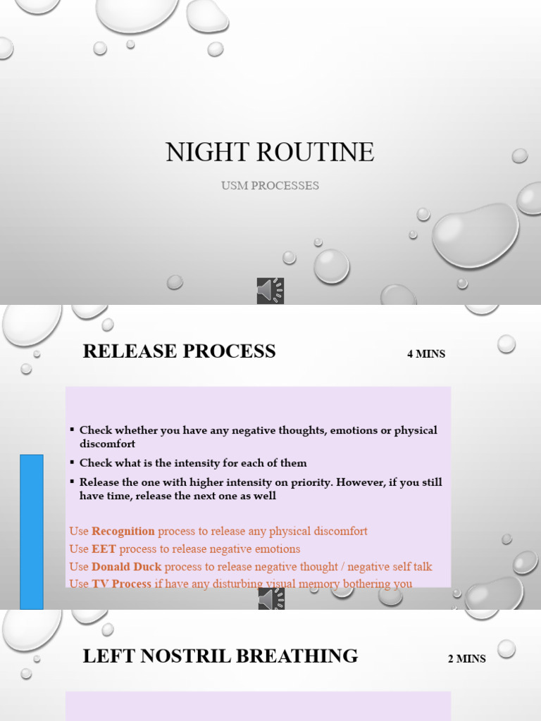 USM Night Practice-Level 1 | PDF | Gratitude | Sleep