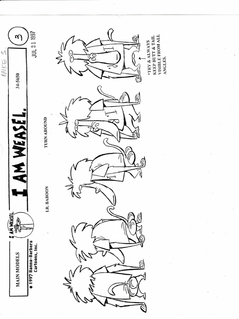 I Am Weasel I R Baboon Model Pack | PDF