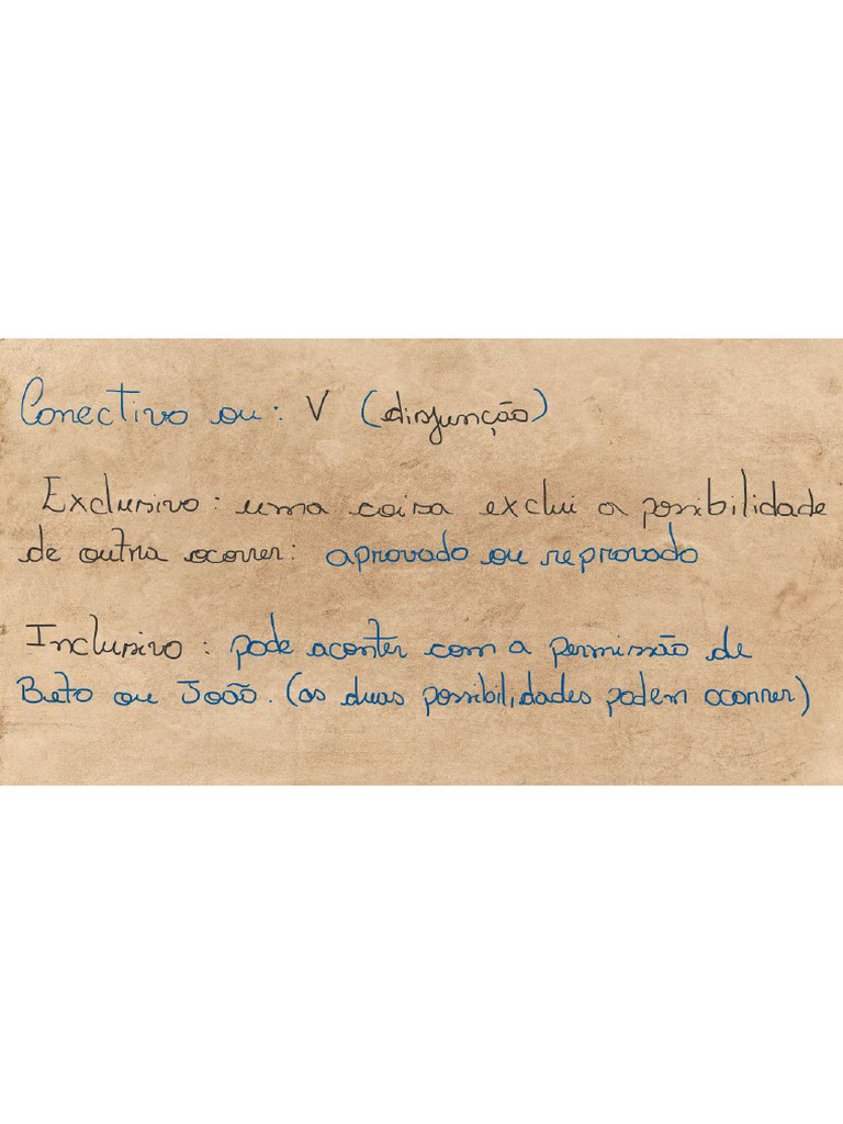 Slide9 - Conectivo Ou - Disjunção | PDF