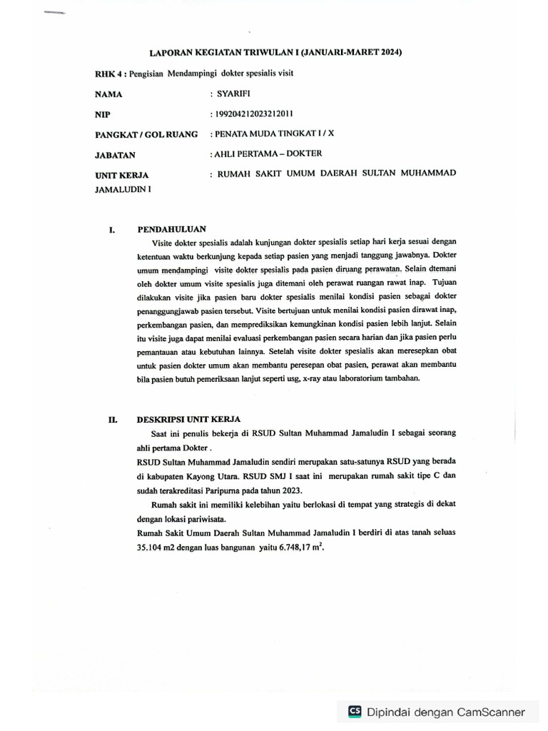 RHK 4 Triwulan 1 | PDF