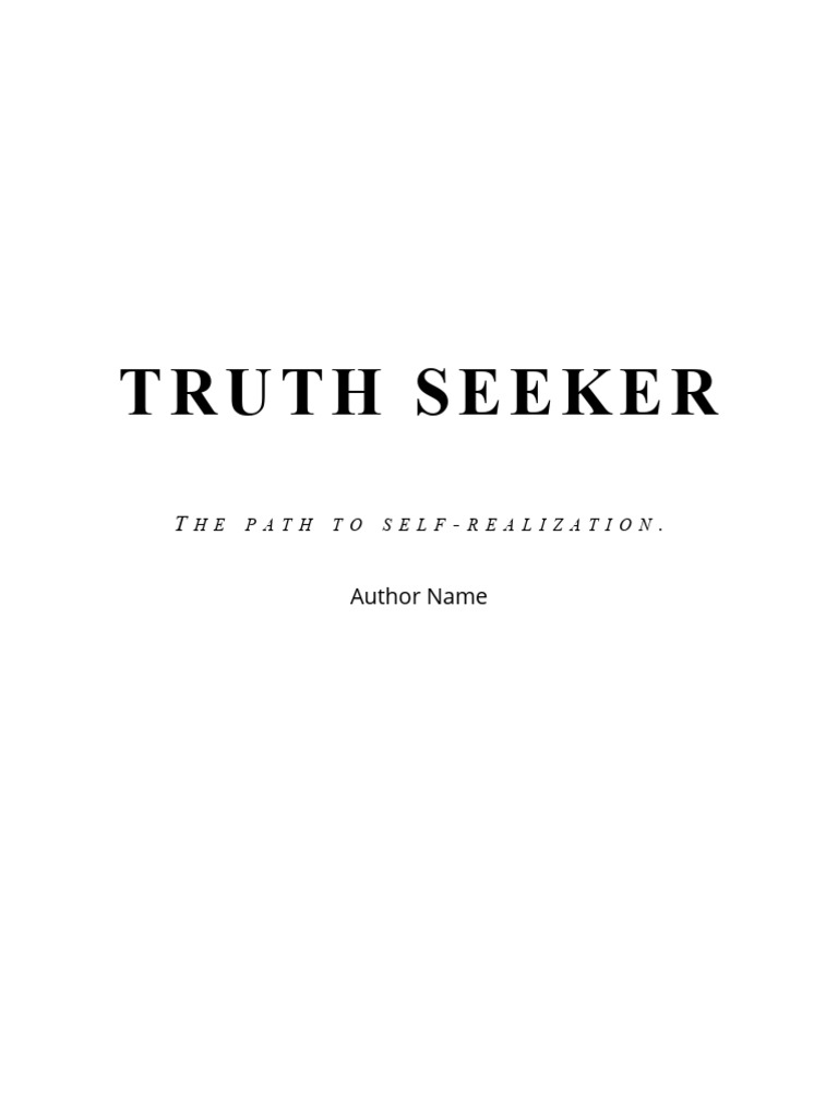 Truth Seeker Book | PDF | Feeling | Unconscious Mind