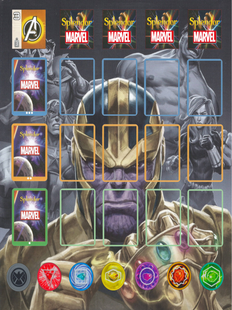 Plateau Splendor Marvel 41cm 47cm | PDF