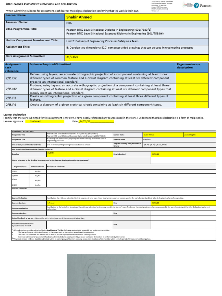Unit 2 Aim B Assessment Record Sheet Powerpoint | PDF