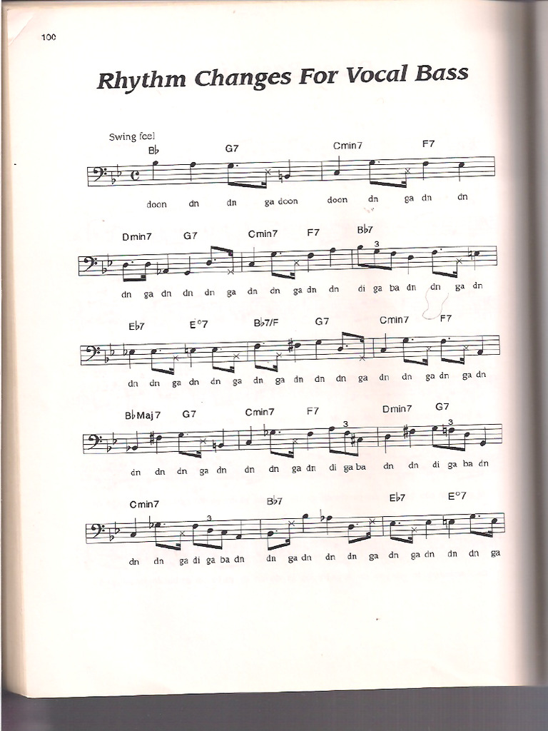 Walking Rhythm Changes 1 Pdf