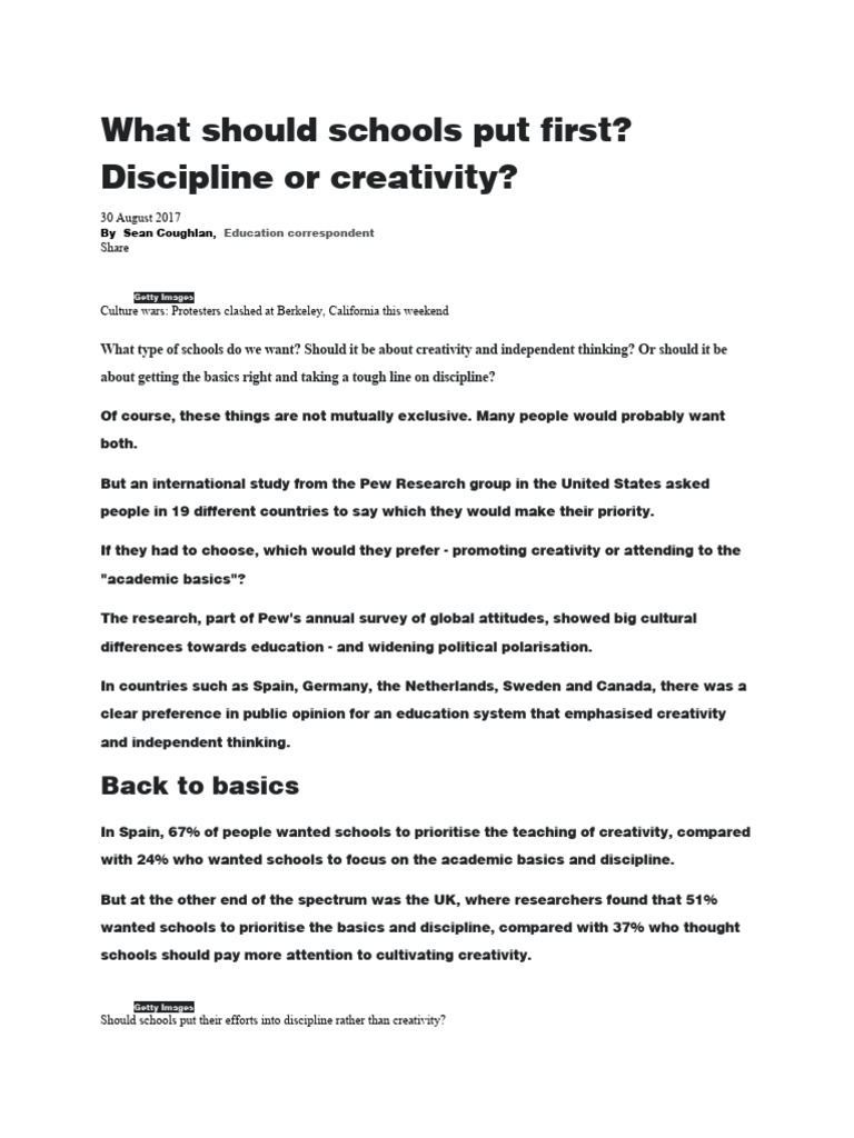 What Should Schools Put First | PDF | European Union | The United States