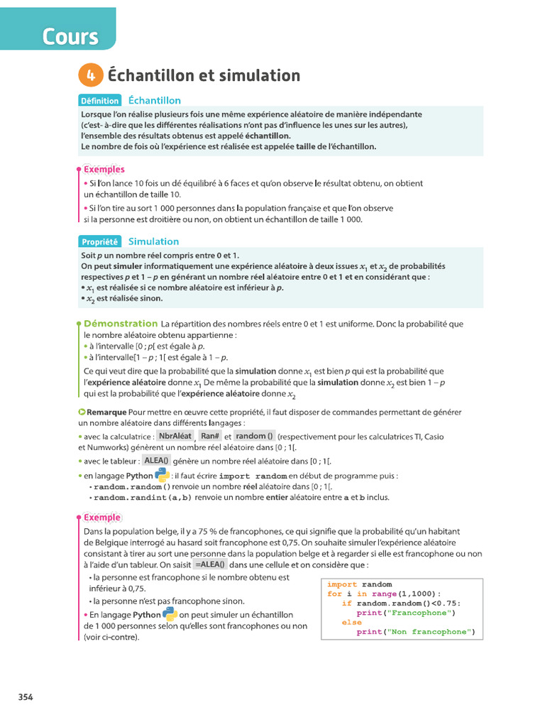 Sec Estimation Cours | PDF