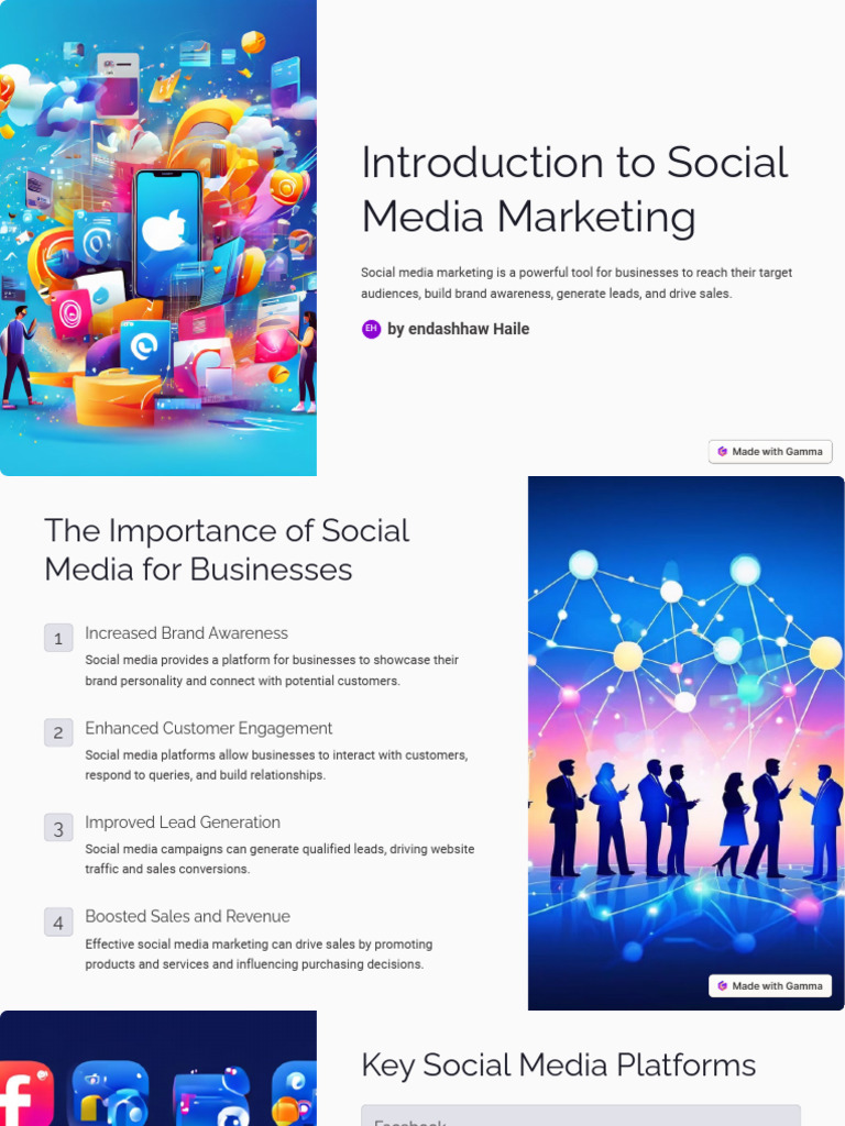 Introduction To Social Media Marketing | PDF | Social Media Marketing | Popular Culture & Media ...
