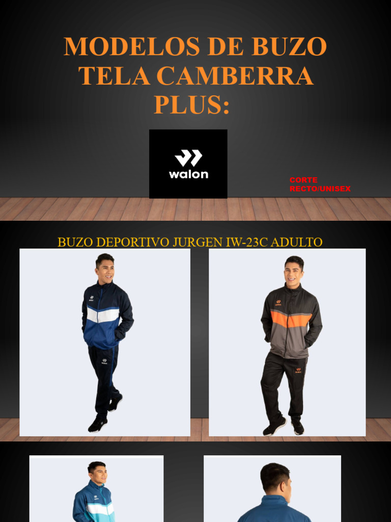 Modelos de Buzo en Tela Camberra Plus | PDF