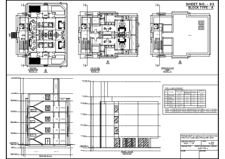 Sheet - 03 Block Type - A | PDF | City Of Brisbane | Tourist Attractions