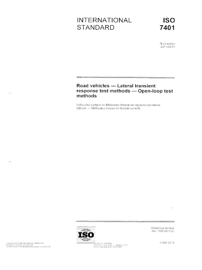ISO 7401 | PDF
