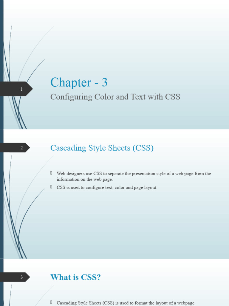 Chapter - 3 | PDF | Html Element | World Wide Web