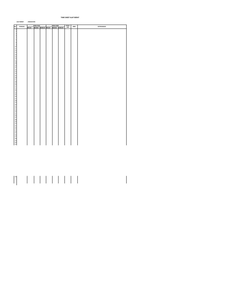 Time Sheet 2 | PDF | Teknologi & Rekayasa