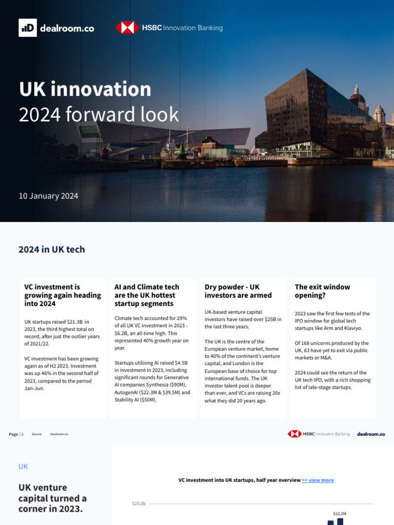 Dealroom-HINV-UK-2024-forward-look | PDF | Corporate Finance | Venture ...
