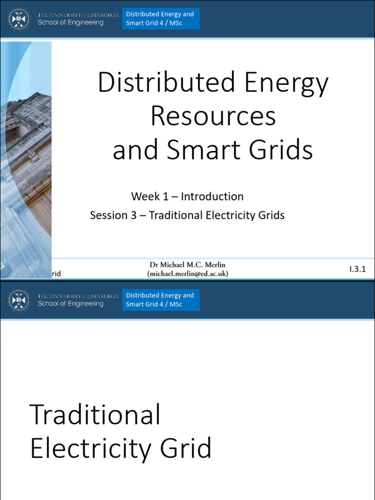 Overview of Traditional Power Grids | PDF | Electrical Grid | Electric ...