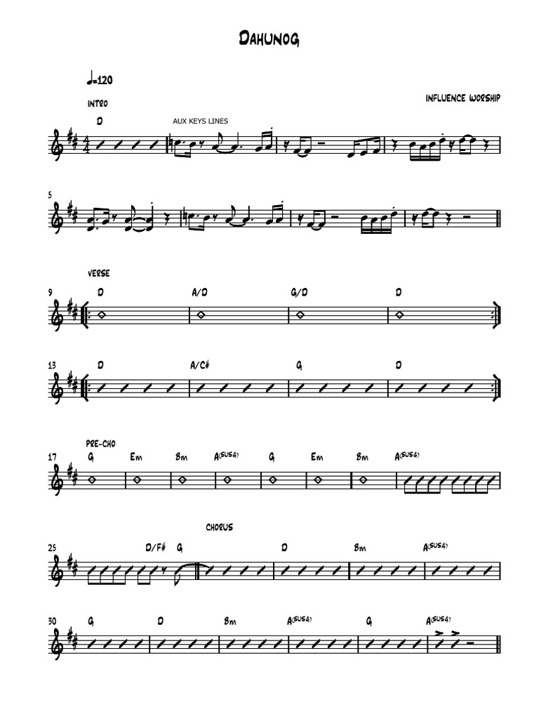 Dahunog Chord Guide | PDF