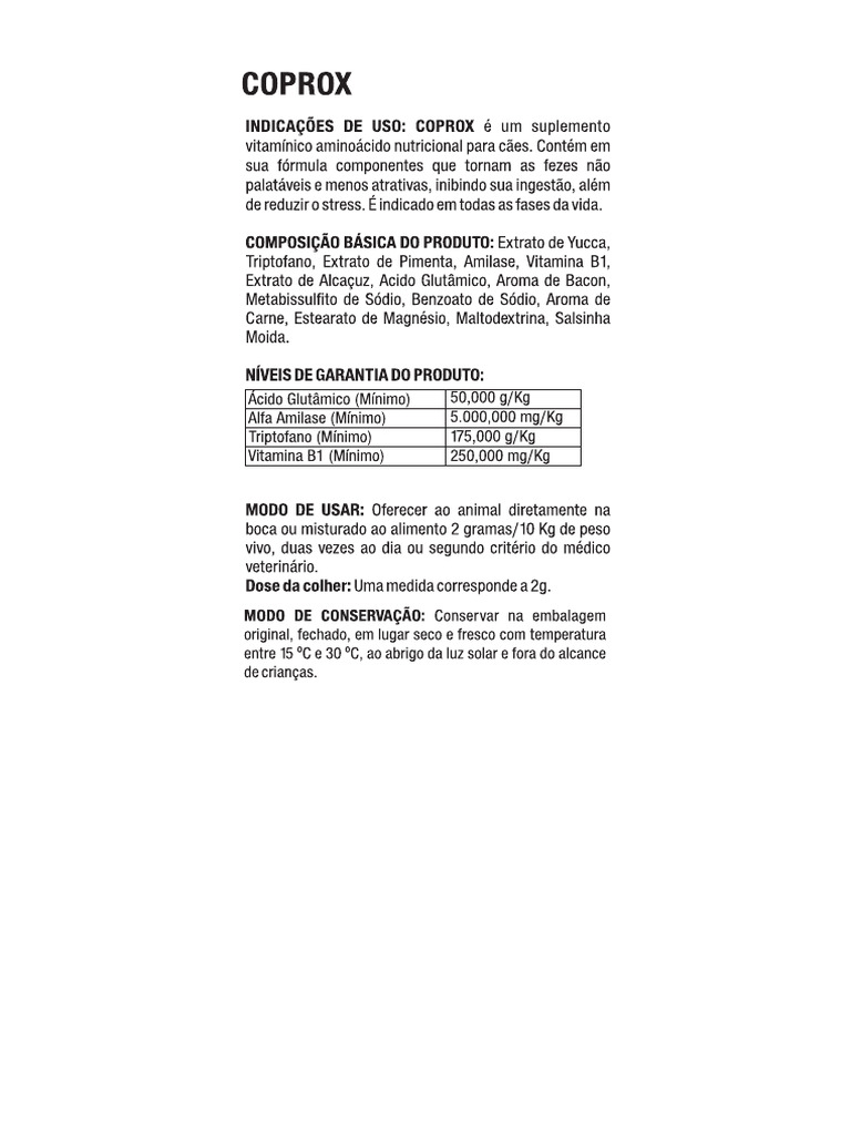 Coprox Pdf