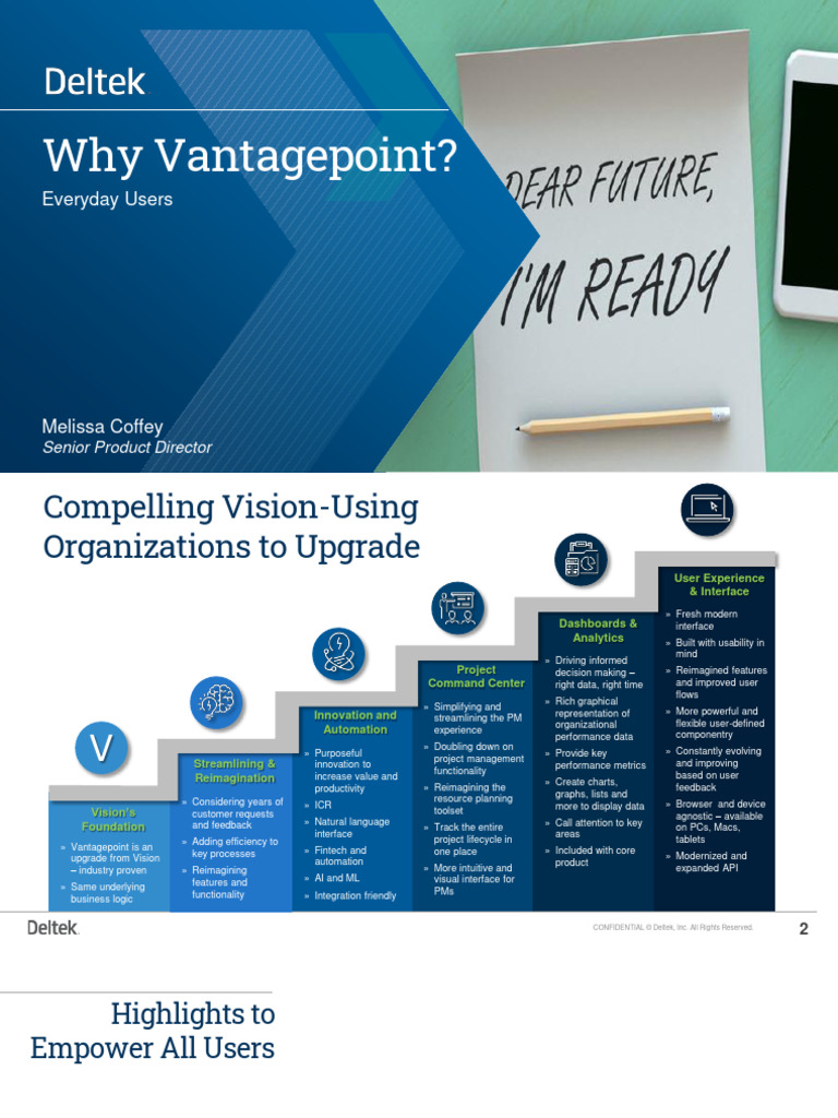 Why Vantagepoint - Every User | PDF | Usability | User Interface