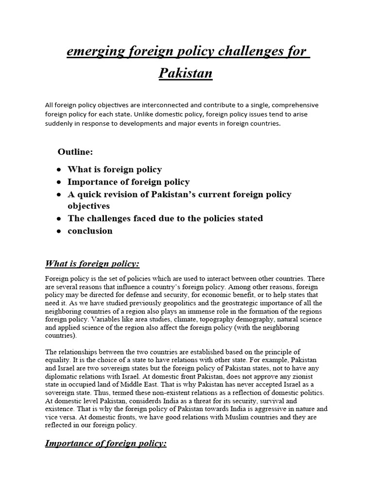 Pak Studies Assignment 2 | PDF | Pakistan | Afghanistan