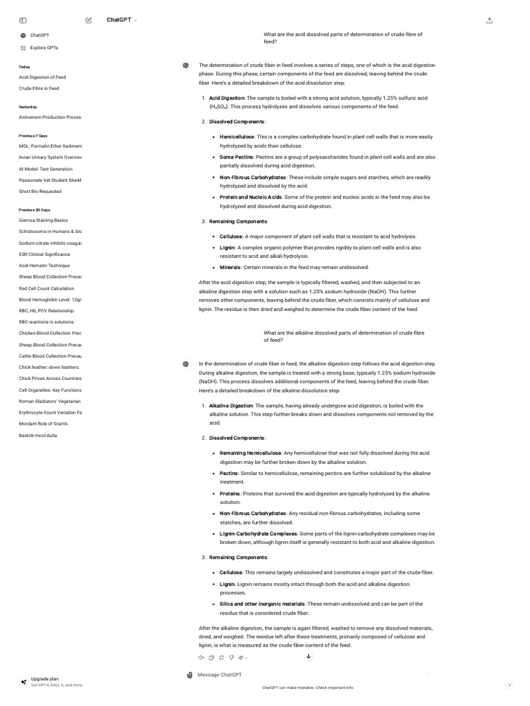 Chat GPT | PDF | Diet & Nutrition | Dietary Fiber