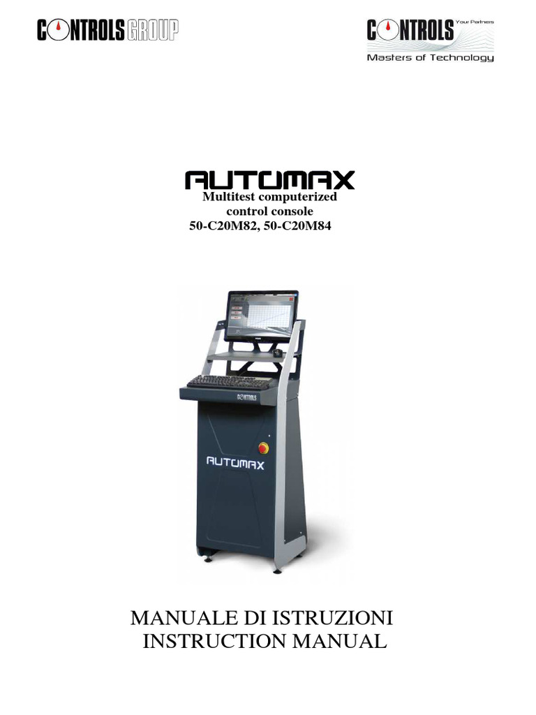 C20M8X Automax Multitest Eng. | PDF | Command Line Interface | Calibration