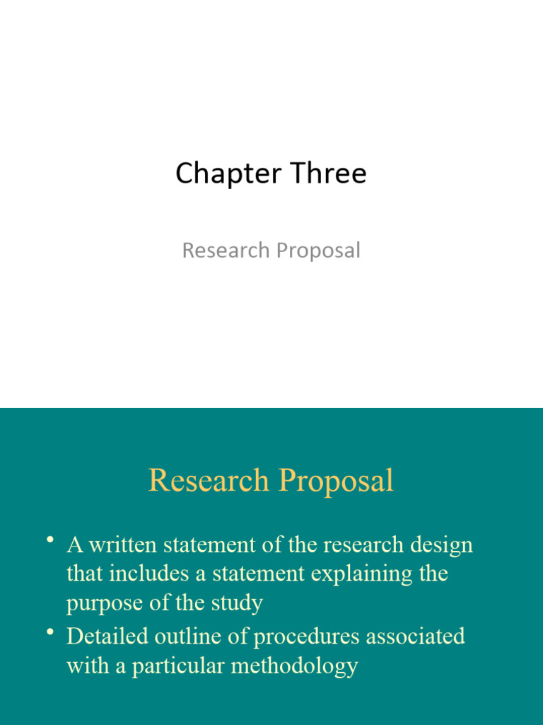 Chapter Three Proposal-2 | PDF | Sampling (Statistics) | Methodology