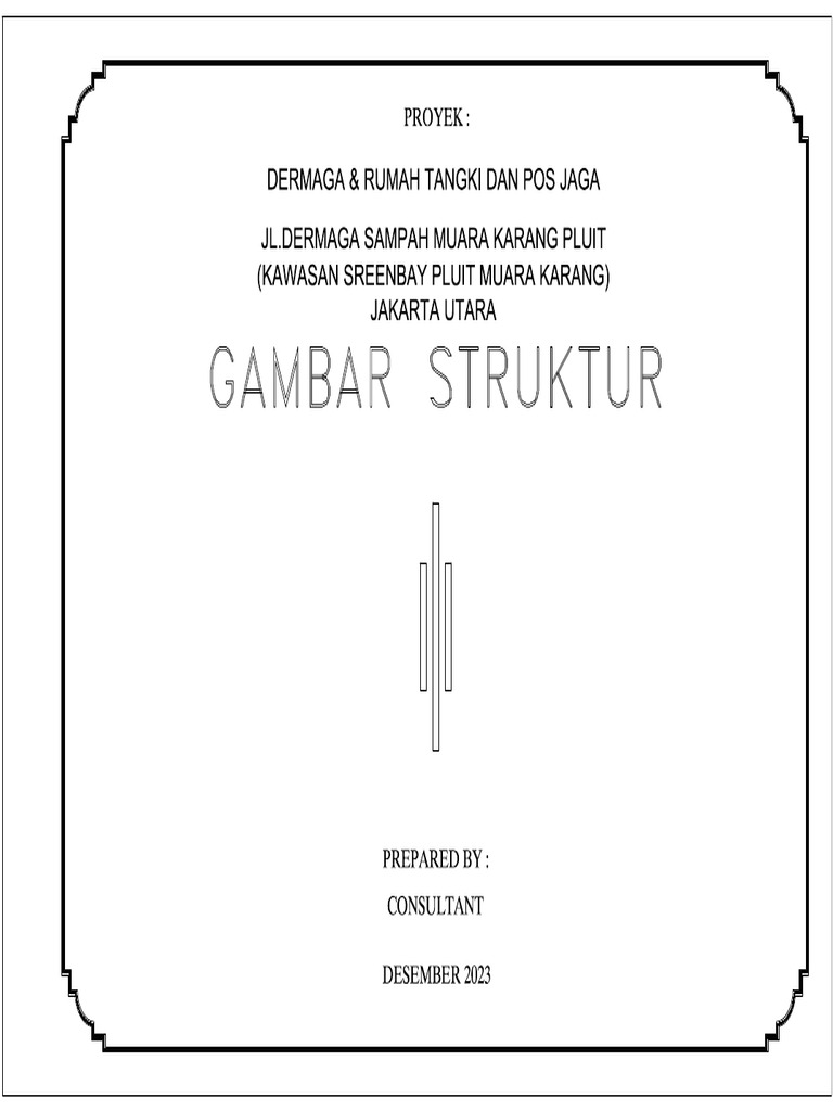 GBR Dermaga Dan Tangki Air | PDF