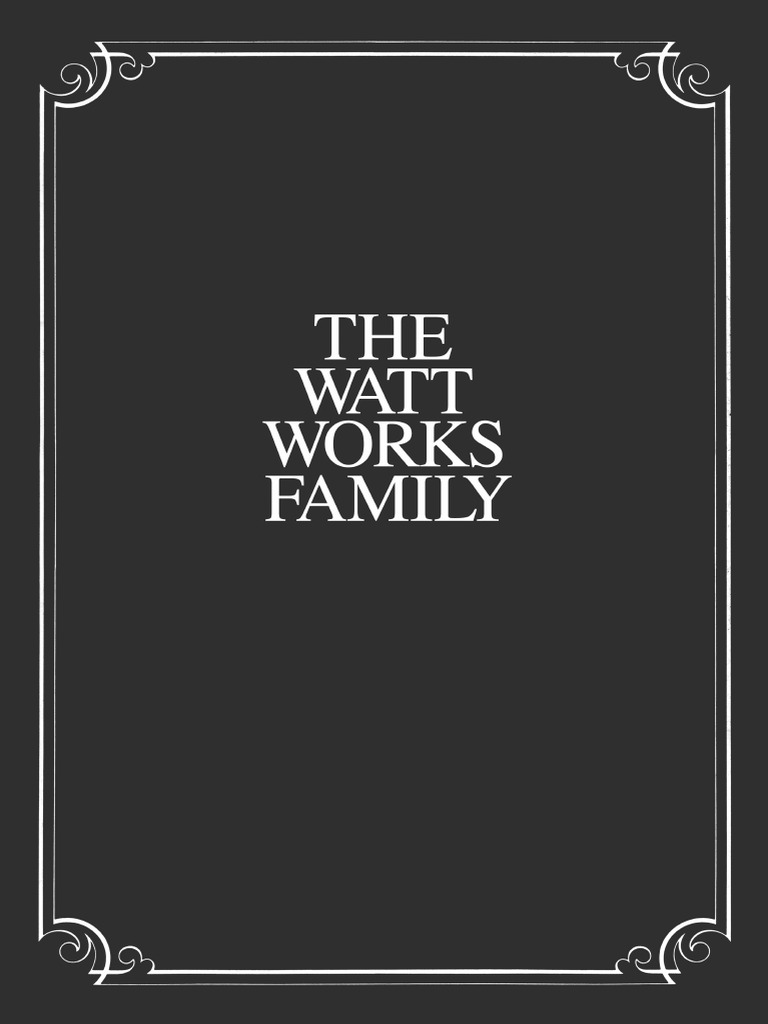 THE WATT WORKS FAMILY [Catalog 1990] | PDF