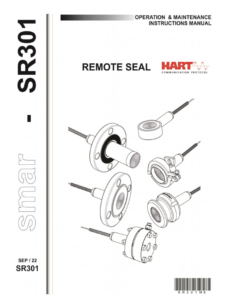 SR301 Remote Seal Installation Guide | PDF | Calibration | Pressure ...