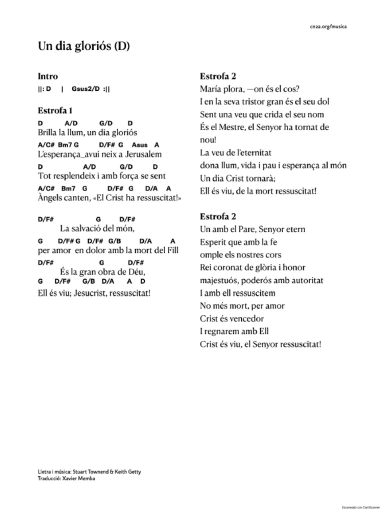 Un Dia Gloriós | PDF