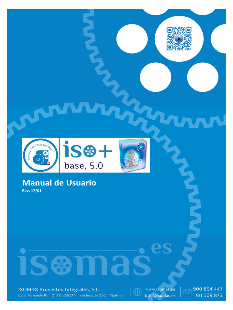 Iso+Base Manual Usuario Rev01 | PDF | Gestión de la calidad | Calidad ...