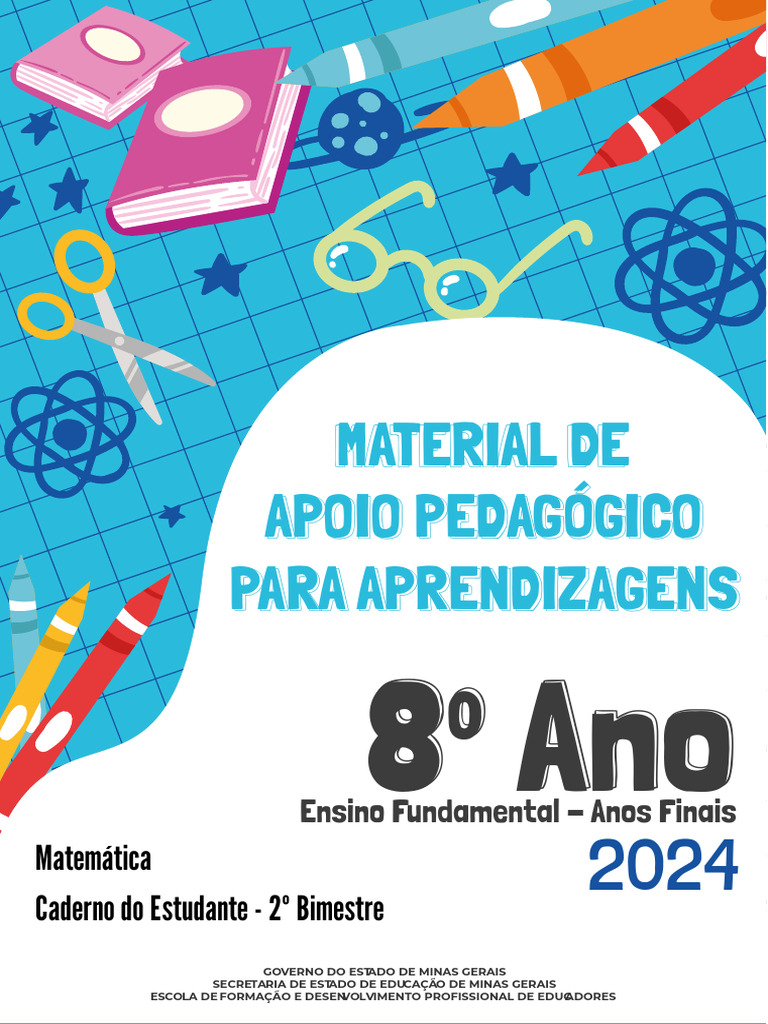 Material Pedagógico Matemática 8º Ano | PDF | Equações | Triângulo