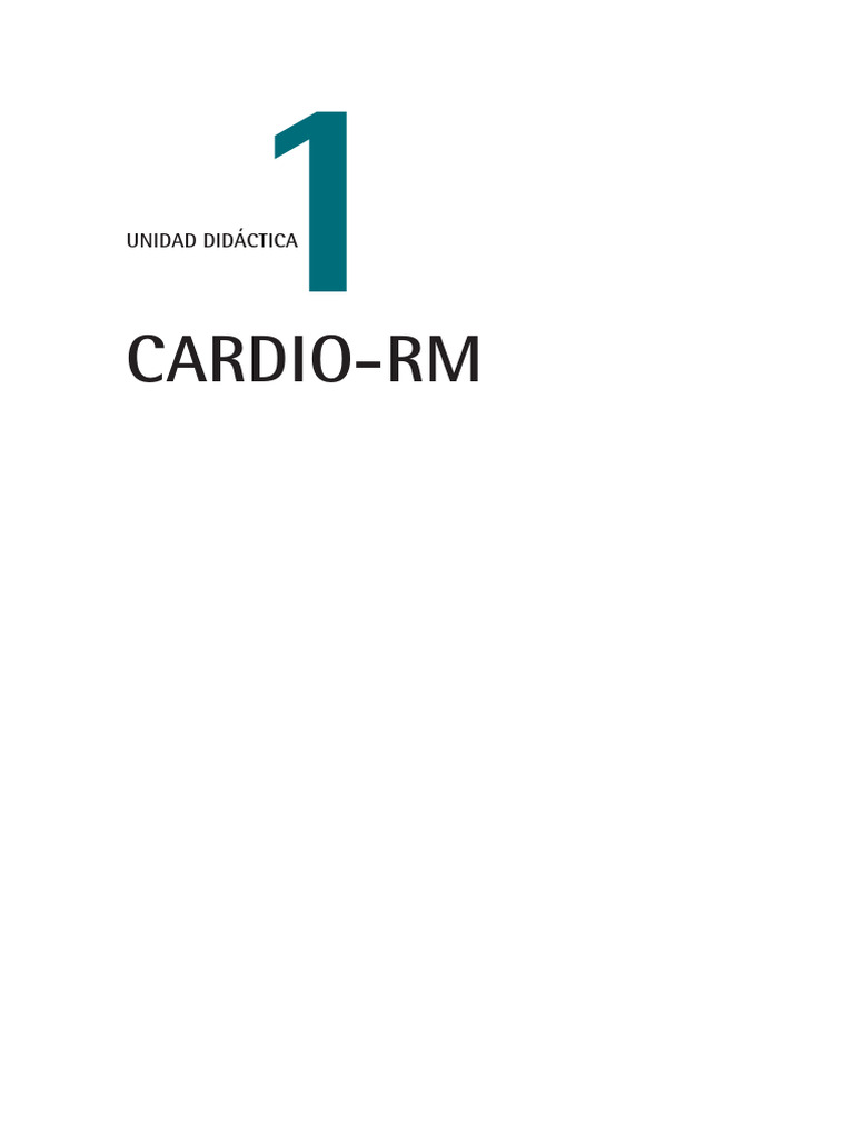 01 Cardio RM RC LOGOSS | PDF | Corazón | Ventrículo (corazón)