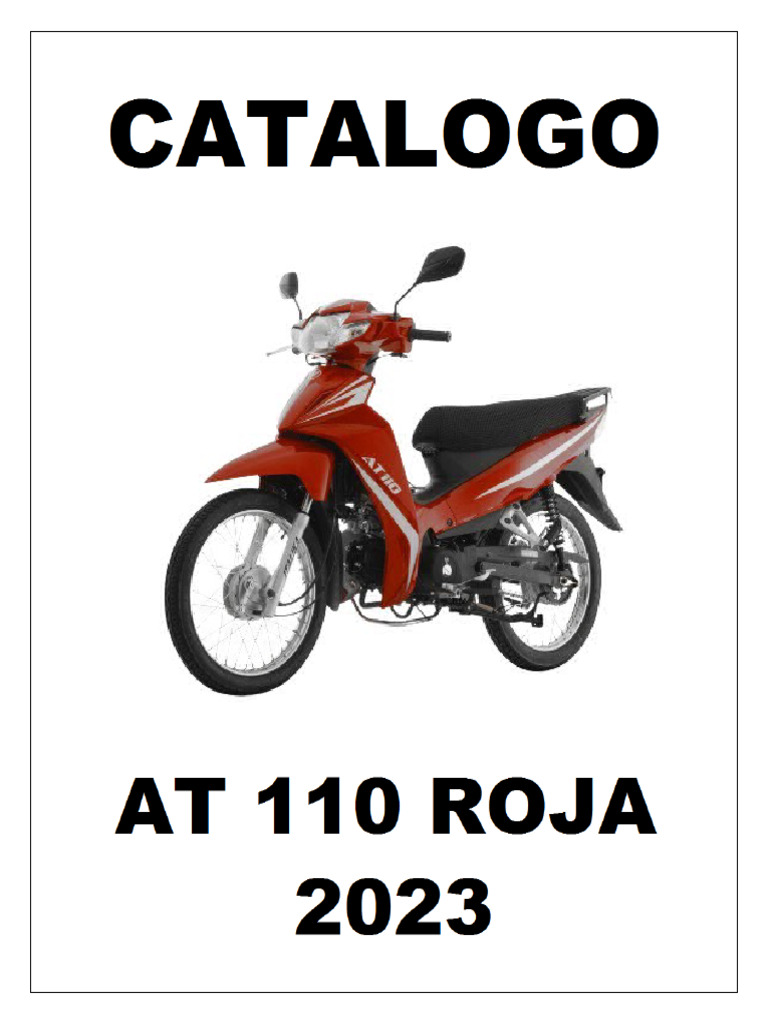 Catalogo At110 2023 (Motor) Italika | PDF