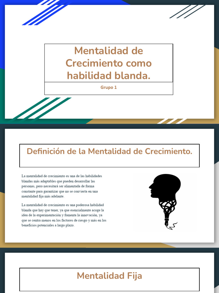 Desarrolla tu Mentalidad de Crecimiento | PDF | Pensamiento | Ciencia ...