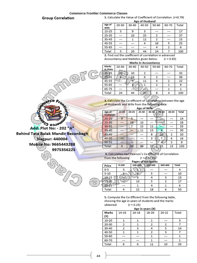 Group Correlation 3 PDF Statistics Multivariate Statistics