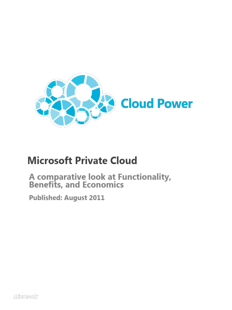 Microsoft - Private - Cloud - Whitepaper (2011) | PDF | Hyper V | Cloud ... Microsoft - Private - Cloud - Whitepaper (2011) | PDF | Hyper V | Cloud ...