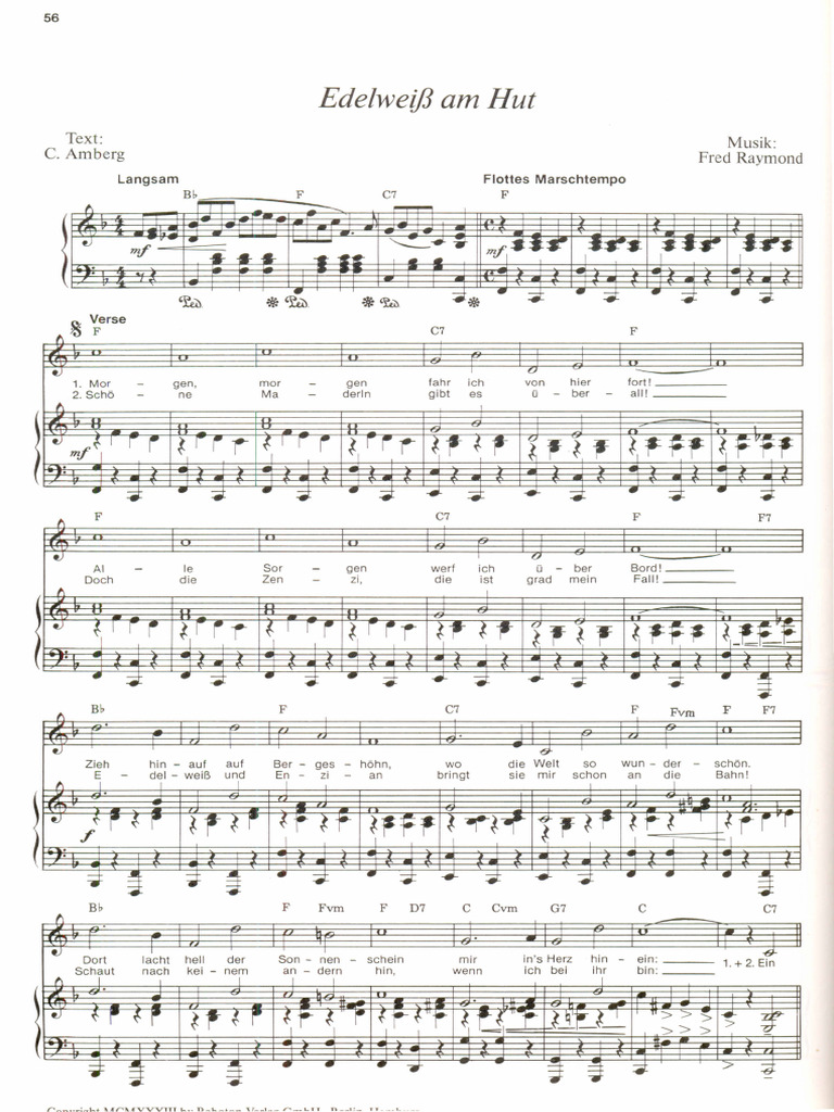 Edelweiss Am Hut | PDF