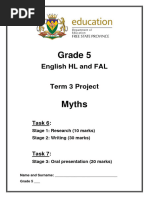 Grade 4 Mathematics Project Term 3 2024 - 051352 | PDF | Mathematics