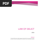 Wrongfulness An Element of Delict South Africa | PDF | Common Law | Justice