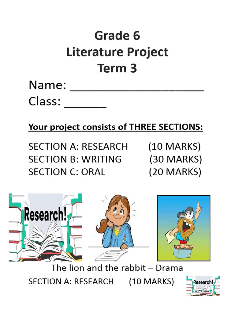 Gr6 Drama PROJECT | PDF | Body Language | Grammar