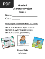 Gr6 Drama PROJECT | PDF | Body Language | Grammar
