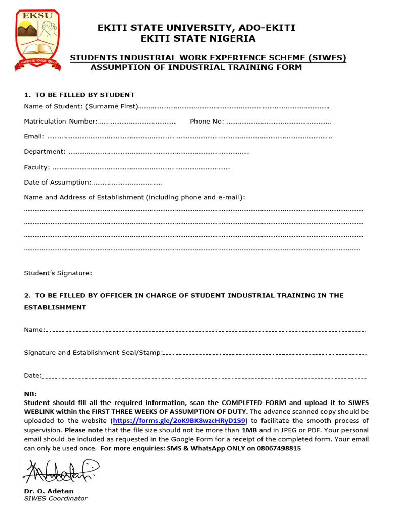 Assumption form 2023 | PDF