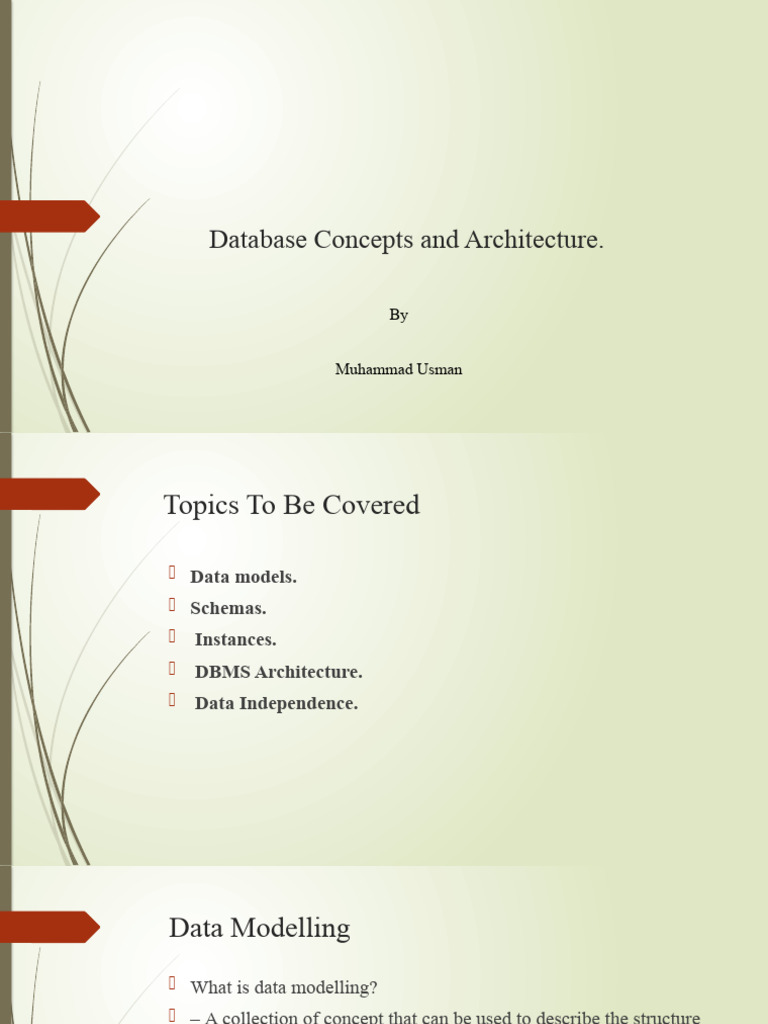 2-Database Concepts and Architecture | PDF | Databases | Conceptual Model