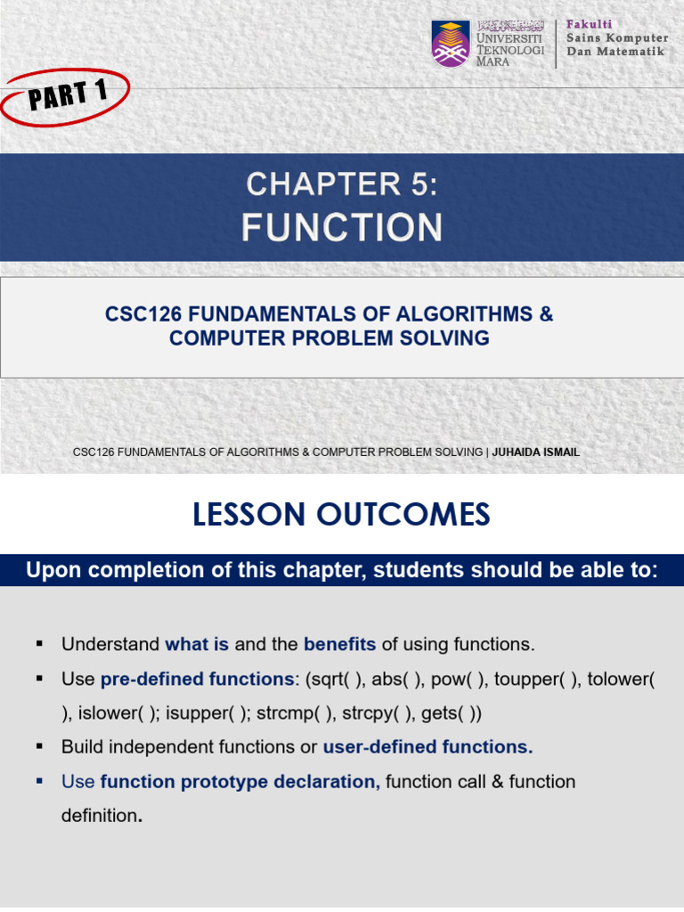 CH5P1_FUNCTION | PDF | Parameter (Computer Programming) | Computer Program