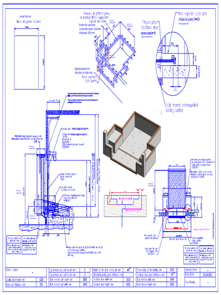 1 - Modelo 01 - Plano Fosa PFI Telescopico | PDF | Architectural ...