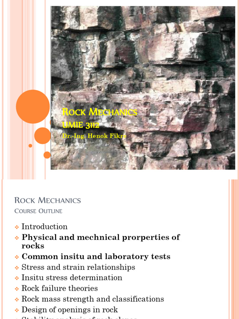 Rock mechanics2 | PDF | Porosity | Rock (Geology)