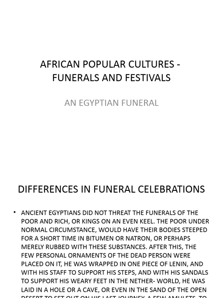 Ancient Egyptian Funeral Rites | PDF | Mummy | Cultural Aspects Of Death
