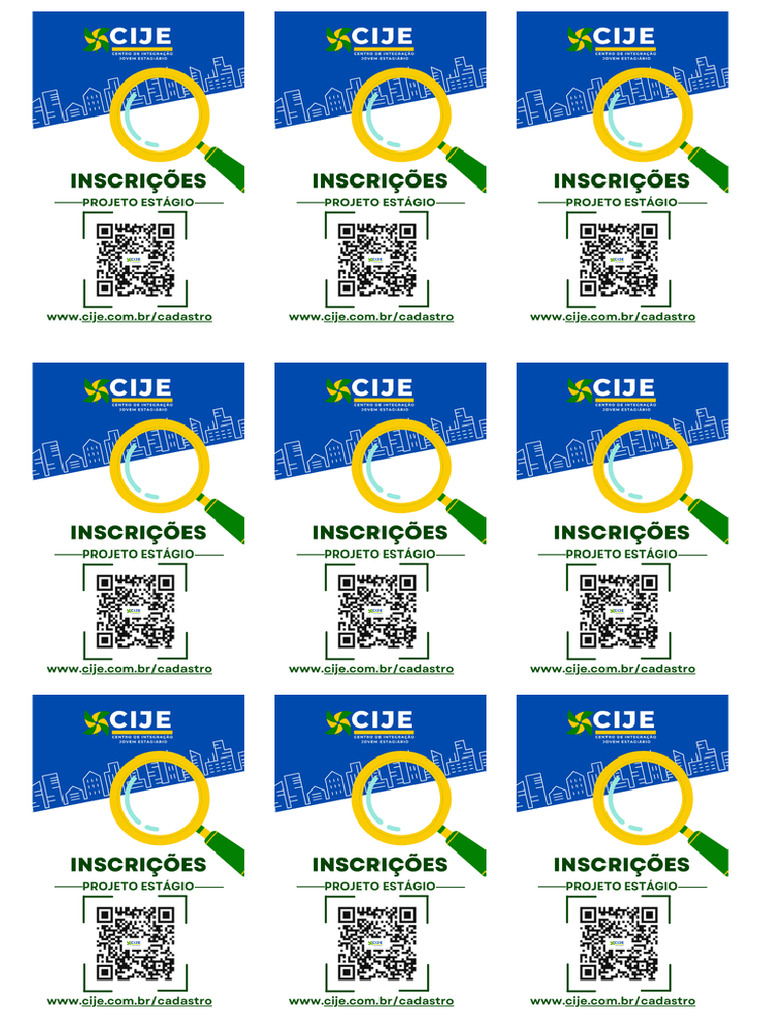 CIJE QRCODE impressão a4 | PDF